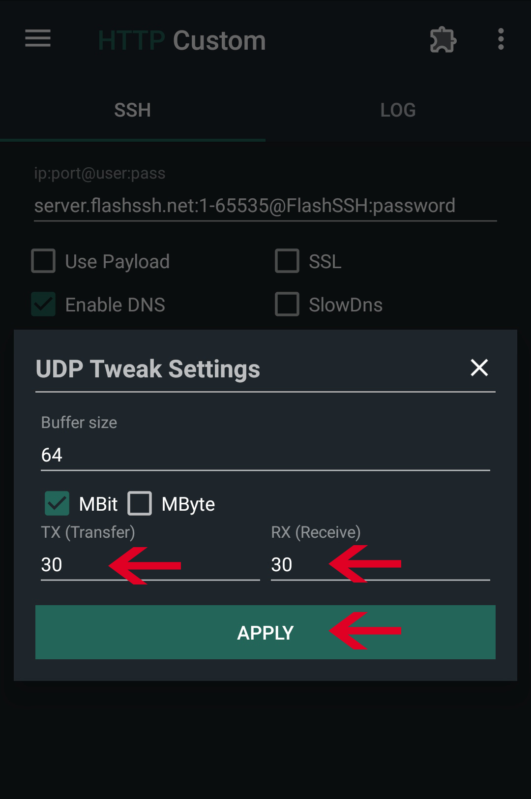 UDP-US1 – FlashSSH